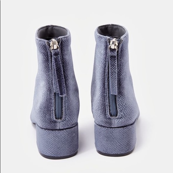 Shoe Dazzle | Shoes | Nib Slate Bluegrat Booties | Poshmark